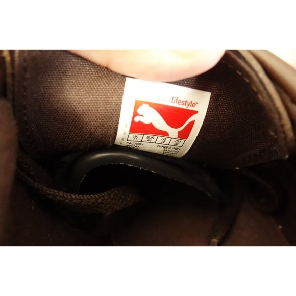 Puma | Shoes | Puma Sport Lifestyle Logo Brown Leather Lace Up Moc Toe ...